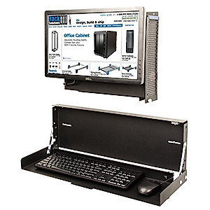 RackSolutions Full Keyboard Tray Wallmount Keyboard Tray for Full-Size Keyboards