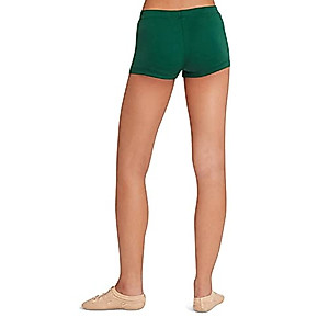 Capezio Women's Team Basic Boy Cut Low Rise Short, Dark Green, Large