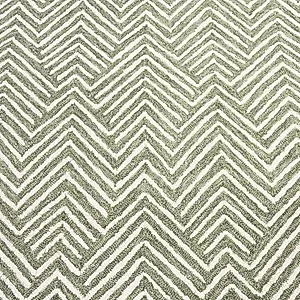 Modern Herringbone Chevron Collection Area Rug - Handmade Wool Carpet, Durable for High Traffic, Contemporary Design for Living Room, Bedroom, Dining Room Decor (HB-A, 6' Round)