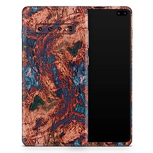 DesignSkinz Liquid Abstract Paint Remix V81 Protective Vinyl Decal Wrap Skin Cover Compatible with The Samsung Galaxy S20 (Screen Trim & Back Glass Skin)