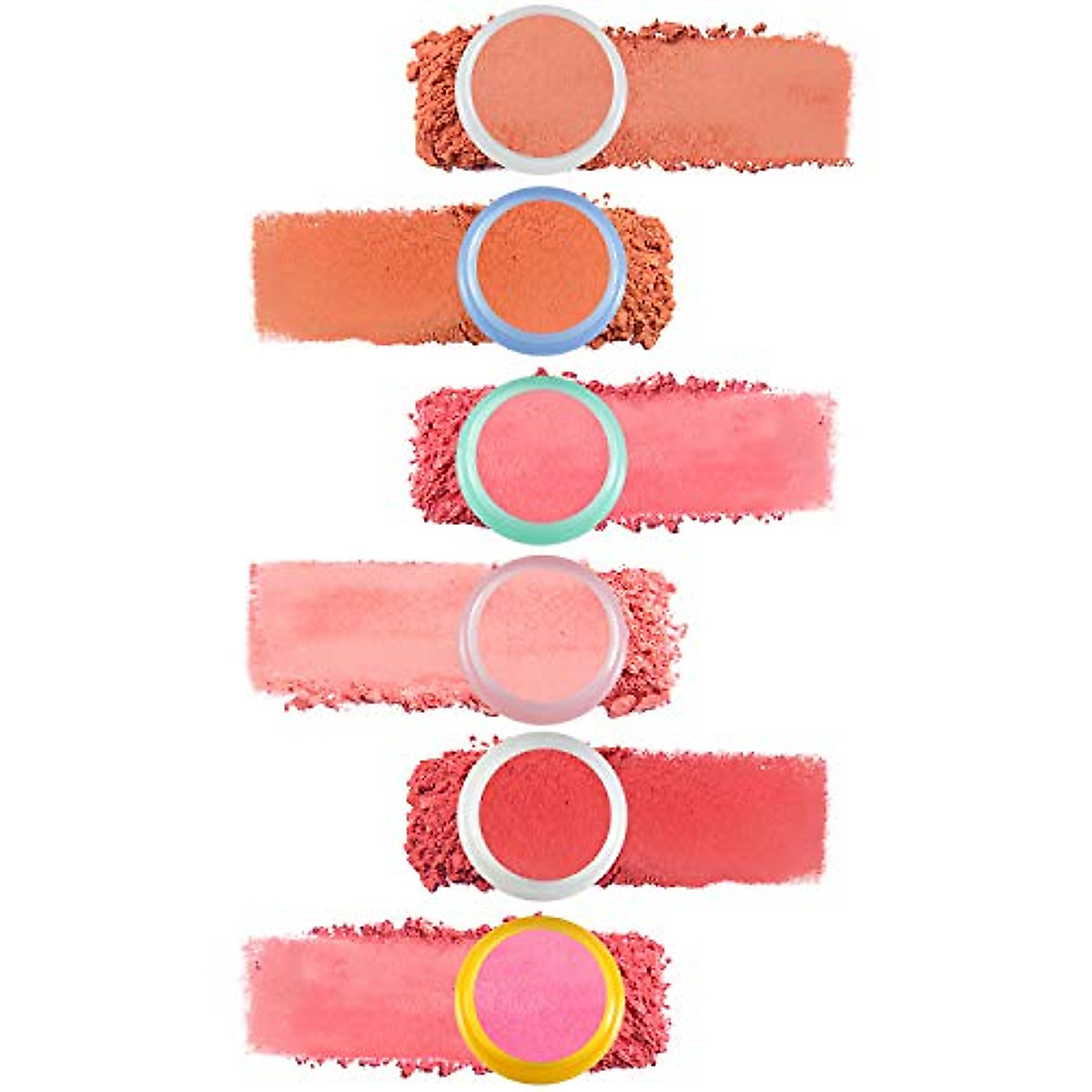 36 PCS Cosmetic Containers - BEAHOT 10g/10ml Empty Sample Container Jars with Inner Liner, Travel Jar Set with Lid for Lip Balm Cosmetic Cream Lotions Lip Scrub Eye Shadow Makeup Container, 6 Colors