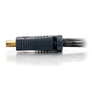 Legrand - C2G Plenum Rated Ethernet Cable, Plenum Rated HDMI Cable, HDMI Cable, HDMI Cable 25 ft, Black High Speed Ethernet Cable, 1 Count, C2G 41191