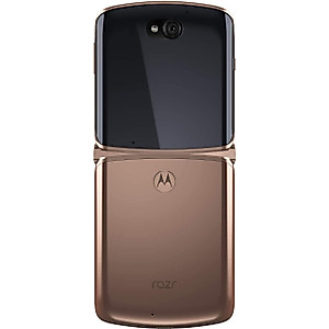 Moto Razr 5G 2020 (256GB, 8GB) 6.2" Flip P-OLED, Snapdragon 765 5G, 2800mAh Battery, 48MP Camera (Fully Unlocked for AT&T, T-Mobile, Verizon, Global) XT2071-2 Gold (Renewed)