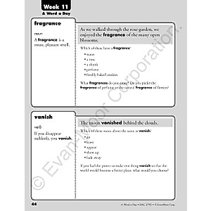 A Word a Day, Grade 3 Teacher Edition