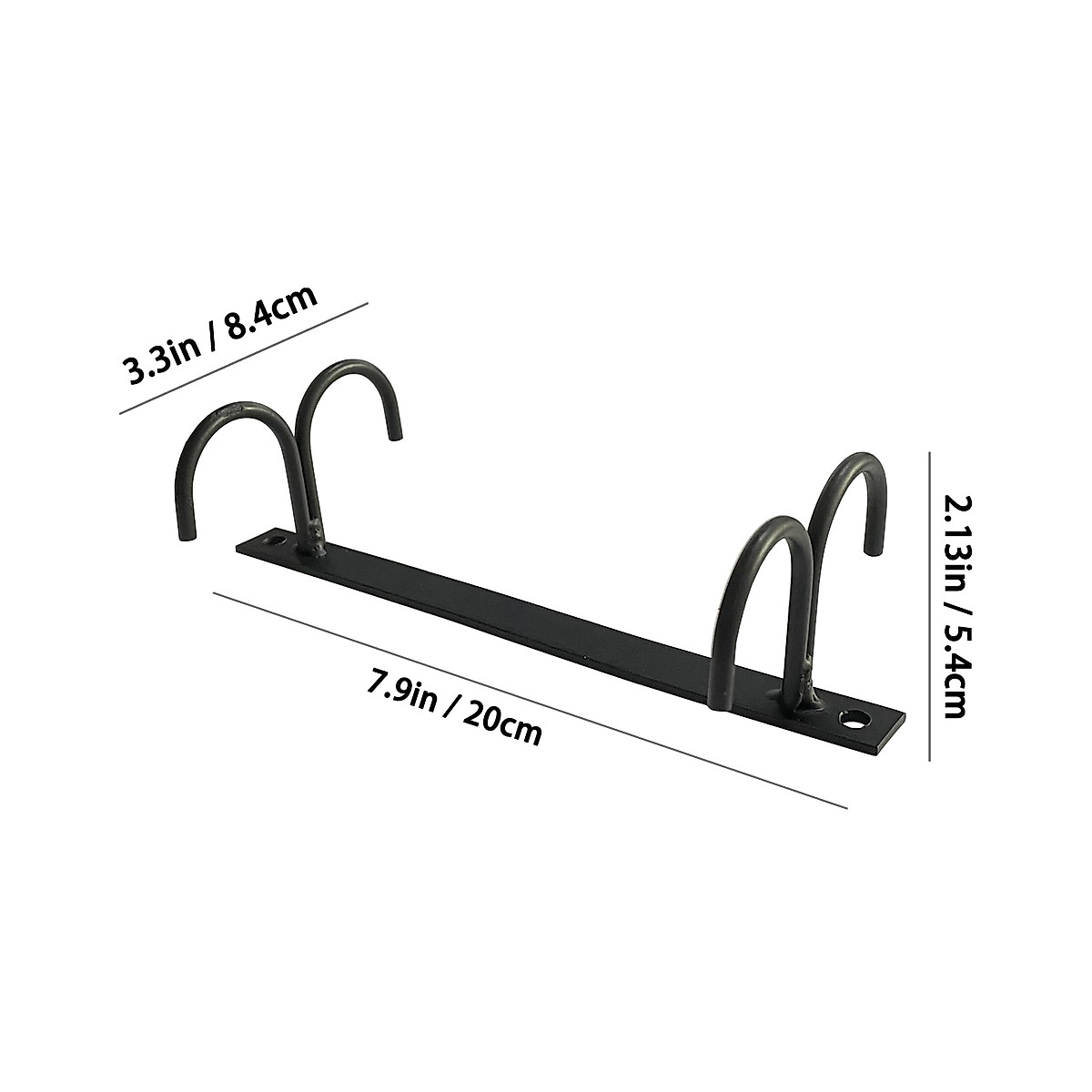 YQBOOM Mug Rack Under Cabinet 12 Hooks Coffee Mug Hooks Simple Coffee Mug Organizer Cup Hanger for Bar Kitchen Utensils Display