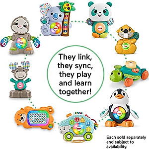 Fisher-Price Linkimals Learning Toy Cool Beats Penguin With Interactive Music & Lights For Infants And Toddlers Ages 9+ Months