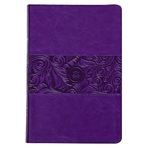 The Passion Translation New Testament, Violet, Large Print (Faux Leather) – In-Depth Bible with Psalms, Proverbs, and Song of Songs, Makes a Great Gift for Confirmation, Holidays, and More