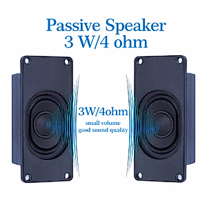 CQRobot Speaker 3 Watt 4 Ohm Compatible with Arduino Motherboard, JST-PH2.0 Interface. It is Ideal for a Variety of Small Electronic Projects.