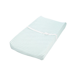 Simple Joys by Carter's Baby 2-Pack Cotton Changing Pad Covers, Stripe/Avocados, One Size