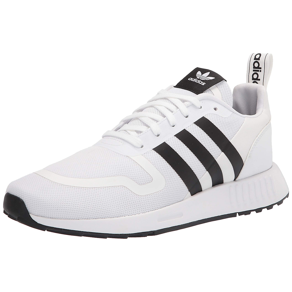 adidas Originals mens Smooth Runner Sneaker, White/Core Black/Dash Grey, 13 US