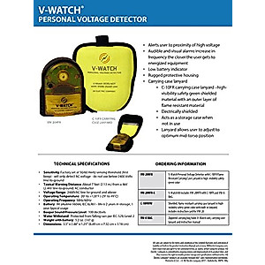 Greenlee HD Electric VW-20H V-Watch Personal Voltage Detector (Renewed)