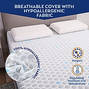 Hcore Memory Foam Mattess,10 Inch Cooling Gel Bamboo Charcoal Supportive Pressure Relief,Bed in A Box,CertiPUR-US,Made in USA,King Size