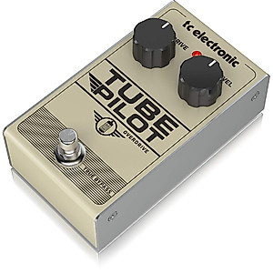 TC Electronic TUBE PILOT OVERDRIVE 12AX7-Equipped Real Tube Overdrive Pedal with Warm and Expressive Sound