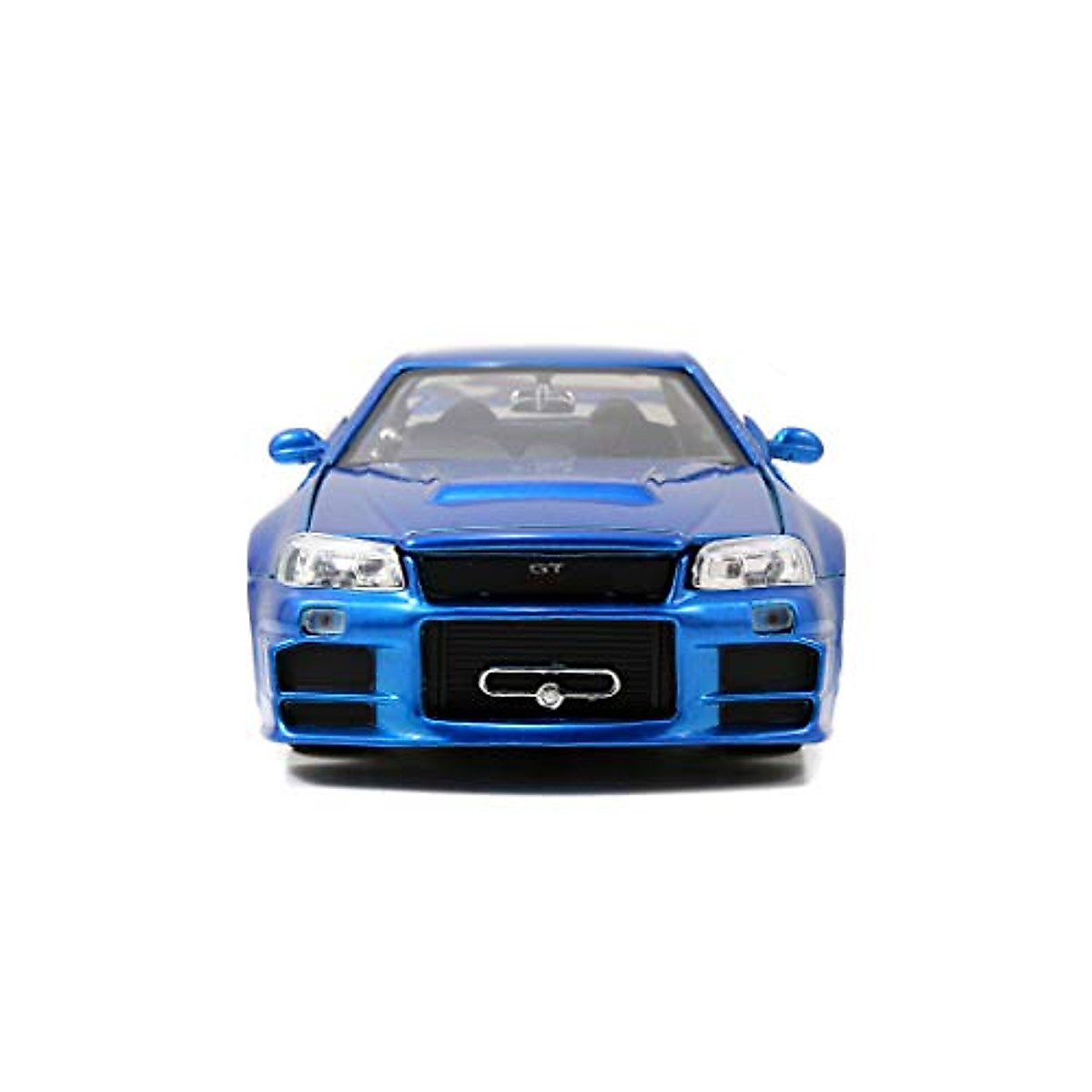 Jada Toys Fast & Furious 1:24 Brian's 2002 Nissan Skyline GT-R R34 a Die-cast Car, Toys for Kids and Adults, Blue (97173)