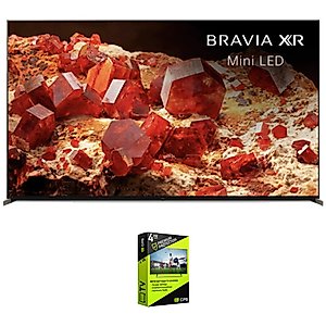 Sony XR65X93L BRAVIA XR 65 inch Class X93L Mini LED 4K HDR Google TV Bundle with Premium 4 YR CPS Enhanced Protection Pack (2023 Model)