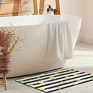 FYATHM Kitchen Mats Lemon Kitchen mats for Floor Anti Fatigue Mats for Kitchen Floor Cushioned Non Skid Washable Memory Foam Kitchen Rugs and Mats for Bedroom Office Sink Laundry