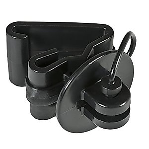 Zareba ITPLB-Z Pin-lock T-Post Insulator, 25 per Bag,Black