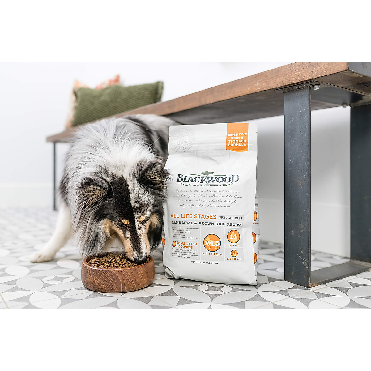 Blackwood Special Diet All Life Stages Dry Dog Food, 15Lb., Catfish & Pearled Barley Recipe, Sensitive Skin and Stomach, Grain Free Dog Food