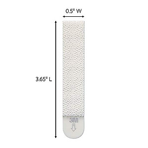 Command Narrow Picture Hanging Strips, White, 12-Pairs (PH207-12NA)