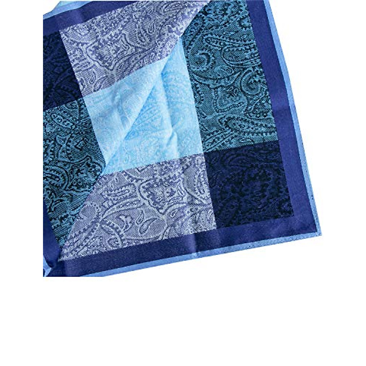 COOUSML Mens Soft Cotton Handkerchiefs Paisley Assorted Hankies Gift Set