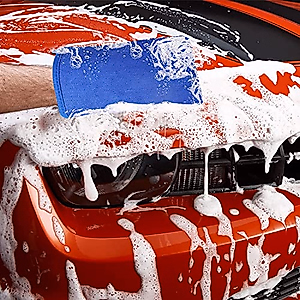 2PCS Clay Mitt, Auto Detailing Medium Grade Clay Bar Alternative Mitt for Flawless Removal of Surface Bonded Contaminant for Auto Detailing Clay Bar Alternative Novel Detailing Tool Car Care