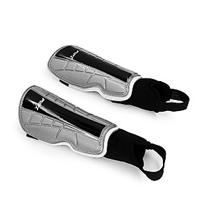 Luwint Kids Soccer Shin Guards with Ankle Protection, Comfortable Child Calf Pads Protective Gear Soccer Equipment for 13-18 Yrs