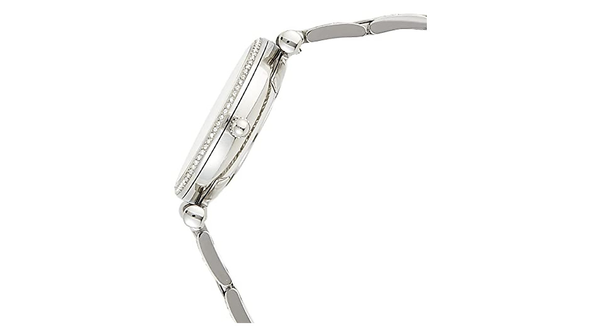 Fossil Women's Carlie Quartz Watch - Silver Glitz ES4341