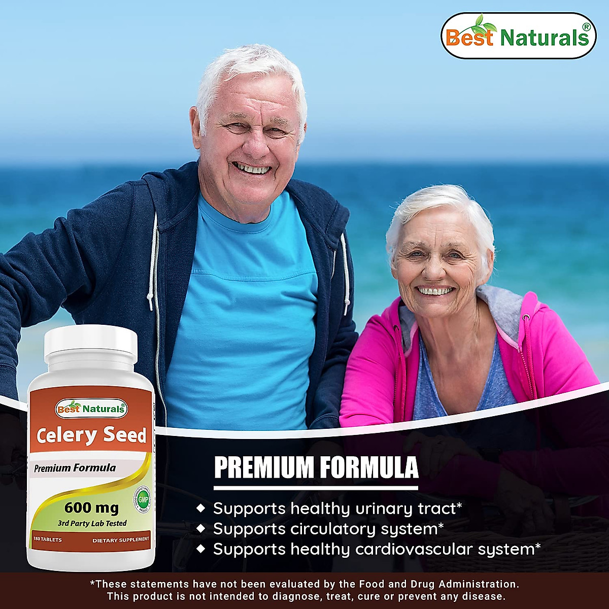 Best Naturals Celery Seed 600 Mg & Magnesium Chloride 520 mg