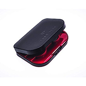 Lash Dime 3 Tier Eyelash Case - Holder, Easy to Open Lash Storage Case, Lash Case Perfect for Travel, Eyelash Holder Organizer, False Eyelash Case, Mirror Included