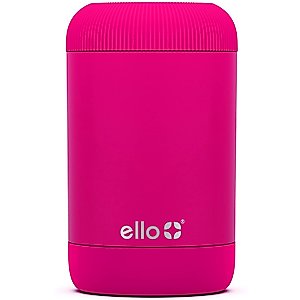 Ello Stainless Steel Can Koozie | Inuslated Can Cooler Keeps 12oz, 16oz, Slim Cans, and Glass Bottles Cold | Metal Drink Holder Perfect for Beer, Soda, and Hard Seltzer, Tulip
