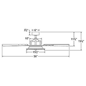 Modern Forms Fans FR-W1818-56L-OB/DW Restoration 56``Ceiling Fan from Nautilus collection in Bronze/Dark finish,