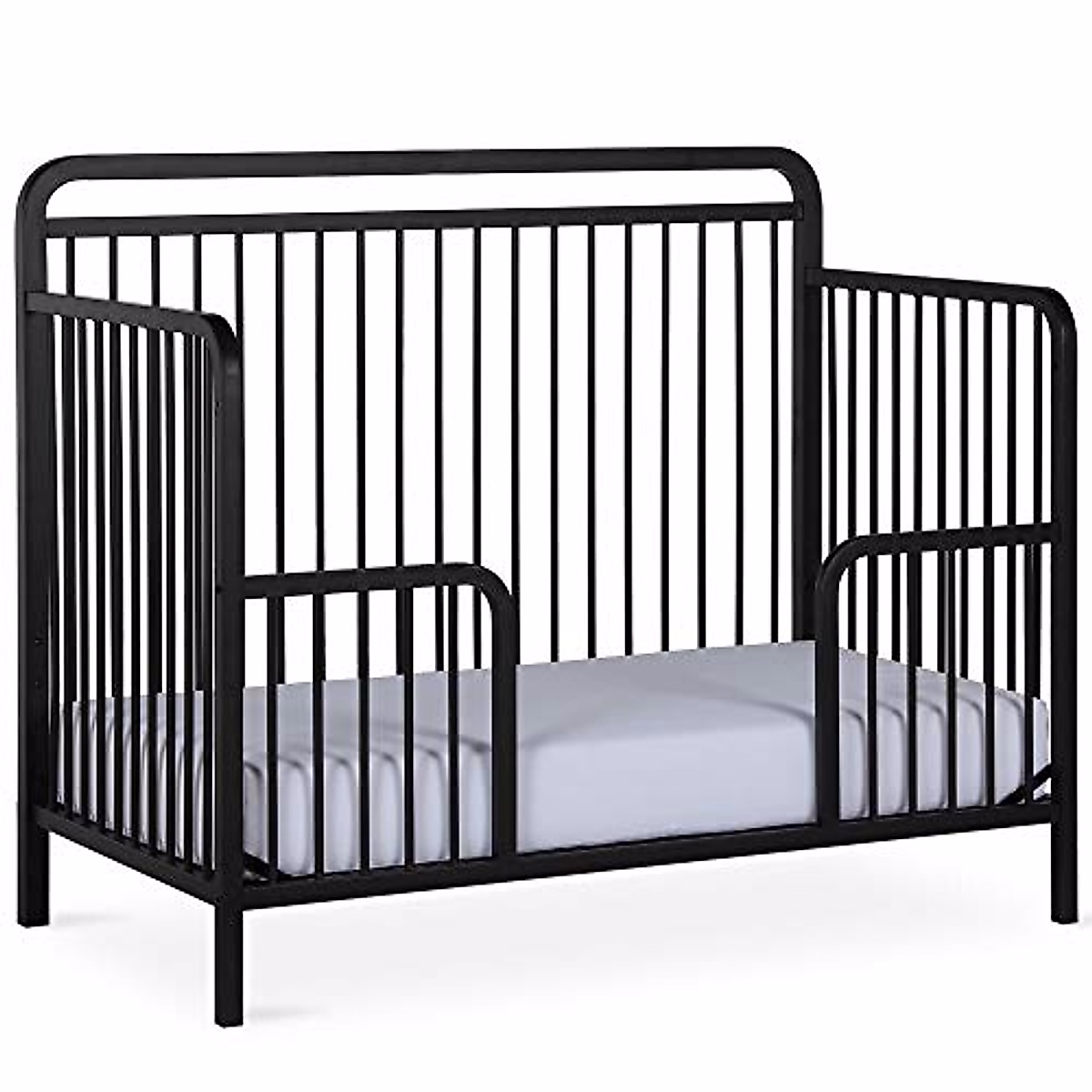 Baby Relax Juniper Metal Toddler Guardrail, Matte Black