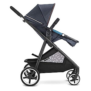 Evenflo Gold, SensorSafe Shyft Smart Modular Travel System with SecureMax Smart Infant Car Seat, Six Different Modes, Syncs with SensorSafe App, 3-Position Recline, Fits Babies 4-35 Pounds, Sapphire
