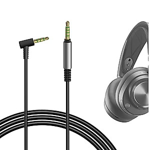 GEEKRIA Audio Cable Compatible with SteelSeries Arctis Nova Pro Wireless X, 7P Wireless, 7X Wireless, 1P, 1X, 1 Cable, 3.5mm 5 Pole Aux Replacement Stereo Cord (4 ft/1.2 m)