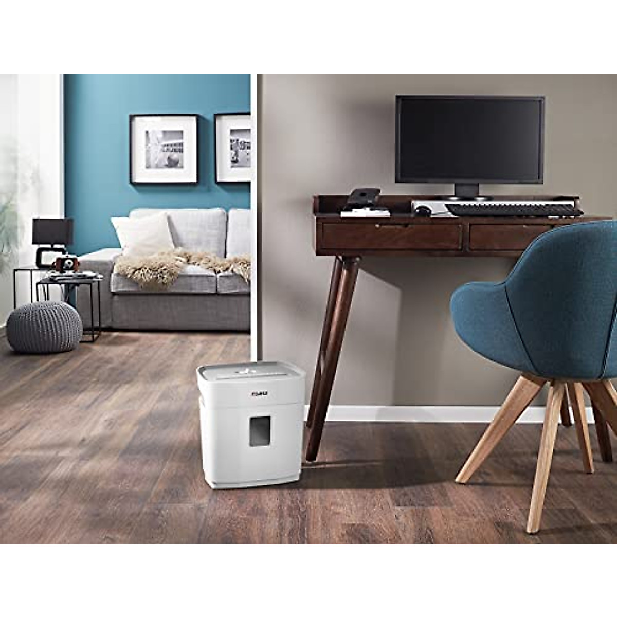 Dahle PaperSAFE PS 100 Paper Shredder, Oil Free, Jam Protection, Security Level P-4, 5 Sheet Max, Shreds Staples, Paper Clips & Credit Cards