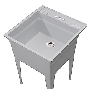 3 Pack - 2.25" Top / 1" Basket- Sink Strainer Bathroom Sink, Utility, Slop, Laundry, RV and Lavatory Sink Drain Strainer Hair Catcher. Stainless Steel