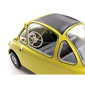 Oxford Diecast Heinkel Trojan LHD Bubble Car Yellow 1/18 Diecast Model Car 18HE003