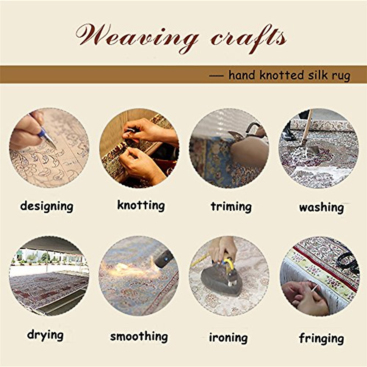 YILONG CARPET 2x3ft 100% Hand Knotted Silk Rug Persian Oriental Carpet 812B2x3