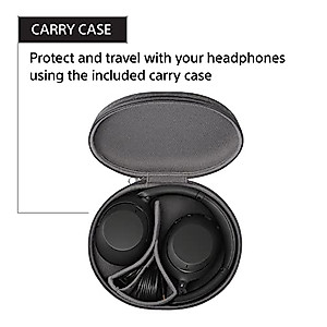 Sony WH-XB910N EXTRA BASS Noise Cancelling Headphones, Wireless Bluetooth Over the Ear Headset with Microphone and Alexa Voice Control, Black