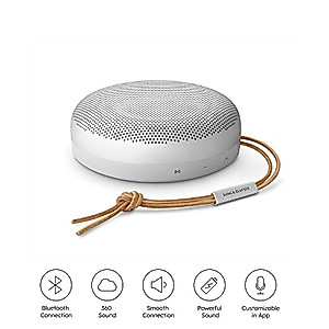 Bang & Olufsen Beosound A1 (2nd Generation) Wireless Portable Waterproof Bluetooth Speaker with Microphone, Grey Mist