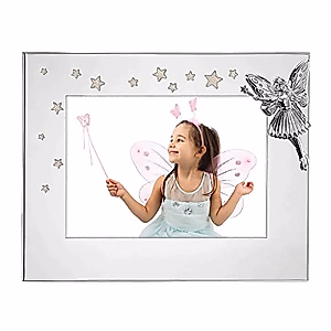 Reed and Barton Fairy Princess 5" X 7" Frame, 1.40 LB, Metallic