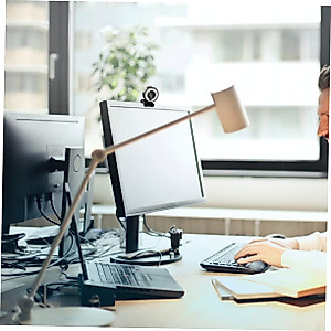 Hoement Camera Live Streaming Webcam 480p Webcam USB Recording Webcam Video Calling Webcam Desktop Computer Live Webcam Desktop Webcam with Microphone Aluminum Shell Laptop 1080p