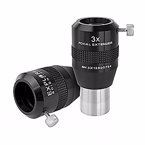 Explore Scientific Focal Extender Barlow Lens to Increase Focal Length for Telescopes