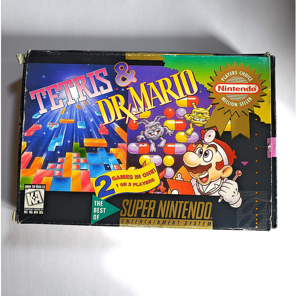 Tetris & Dr. Mario - 2 Game Cartridge