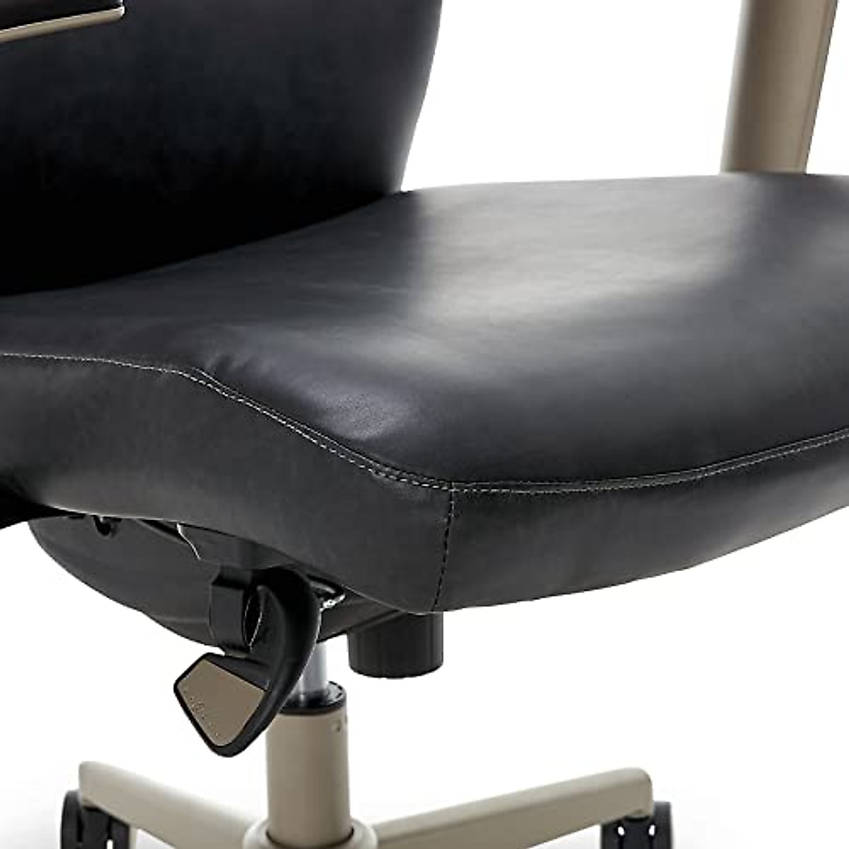 La-Z-Boy Baylor Modern Executive Office Chair, Adjustable Ergonomic Lumbar Support, Black