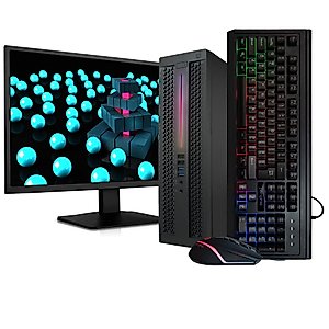 HP Elitedesk 800G1 Business Desktop PC - Intel Core i5-4570 3.2GHz, 8GB RAM, 240GB SS, Windows 10 Pro 64bit, 20 Monitor, RGB Productivity Bundle (Renewed)