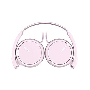 Sony MDRZX110AP ZX Series Extra Bass Smartphone Headset with Mic (Pink)