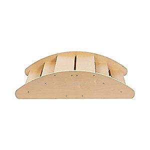 ECR4Kids Rocking Boat and Steps, Play Center, Natural