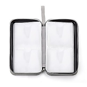 UENTIP 96 Capacity CD Case,CD/DVD Book,Hard Plastic CD Organizer CD Holders Storage Cases(96, Black)