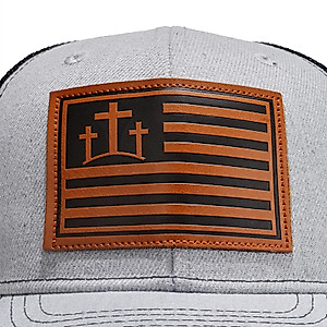 QNGEY Christian Jesus Cross God Religious Faith Gifts for Women Men Baseball Hats Trucker Cap Dad Sun Hat Adjustable Hat Gary Gray